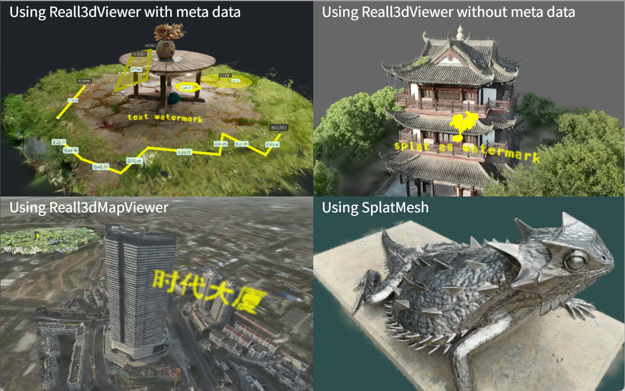 GitHub - reall3d-com/reall3dviewer-samples-use-npm-package: Samples of ...
